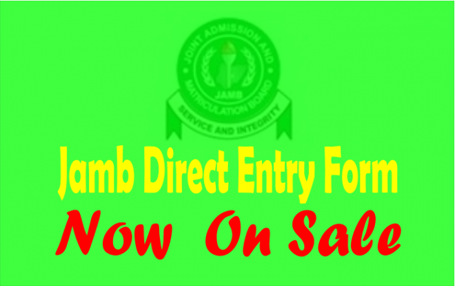 Jamb Direct Entry Form For 2017/2018 - Jamb CBT Practice Software